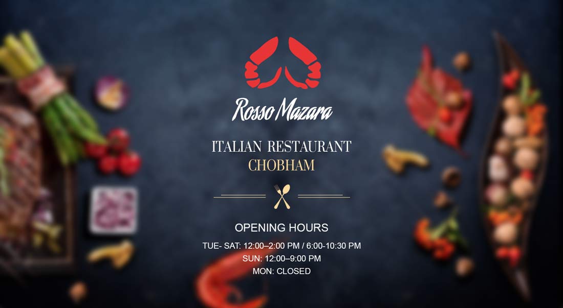 Reservations - Rosso Mazara Italian Restaurant Chobham